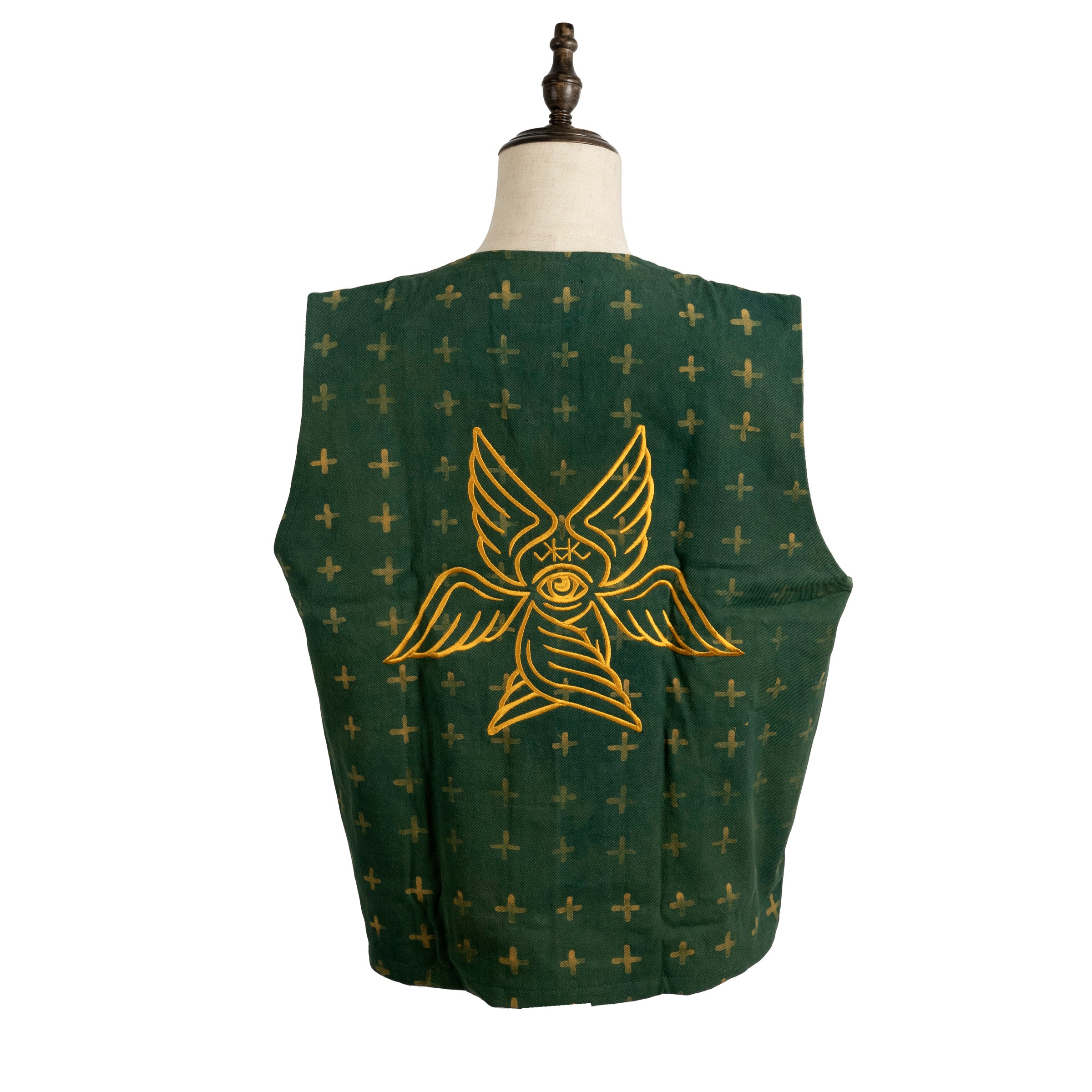 Green Crux Mens Denim Vest (V neck) – Hormesispaintball