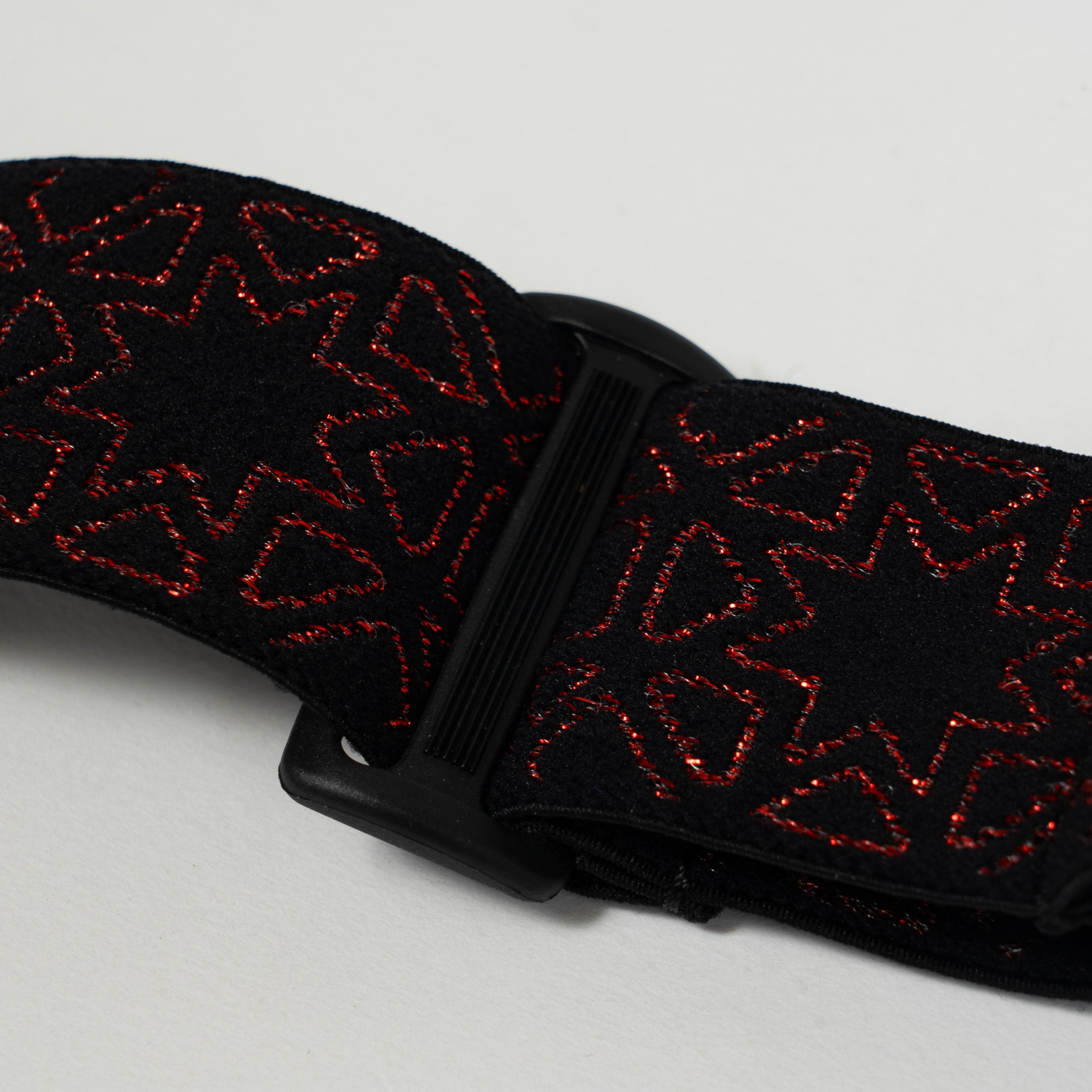 Red Metallic Stars Woven Goggle Strap – Hormesispaintball